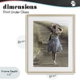 Stupell Industries Girl With Sun Hat Walking Birch Framed Print Under ...