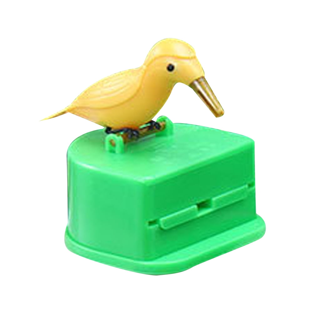 Smart Press Type Bird Shape Toothpick Holder Box Dispenser Dinning ...