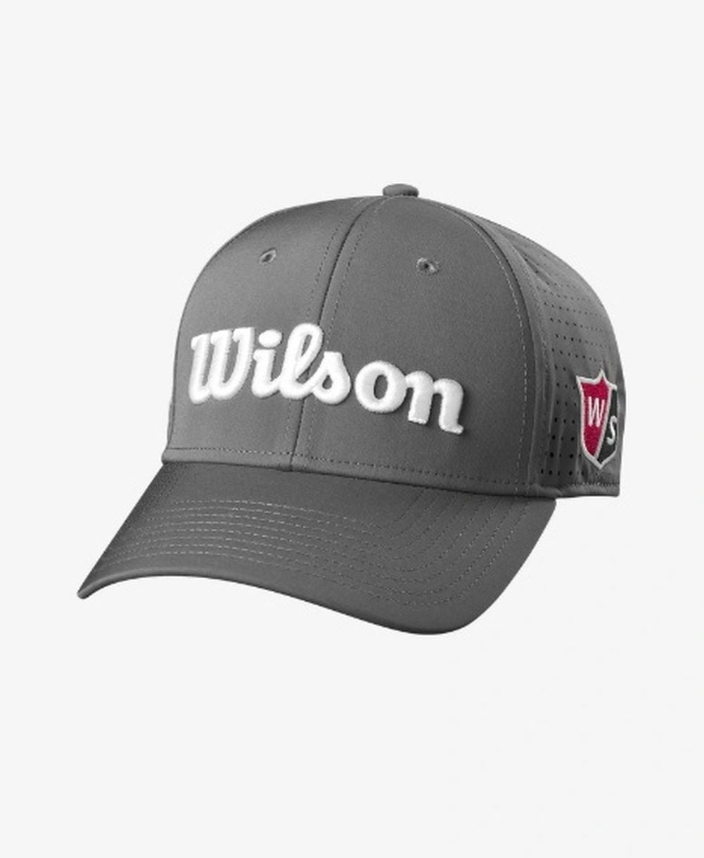 Wilson Staff Performance Mesh Golf Cap (Grey, Adjustable) Golf Hat NEW ...