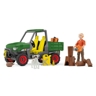 Schleich Farm World - 92PC Red Barn Playset with Animals, Farmer and ...