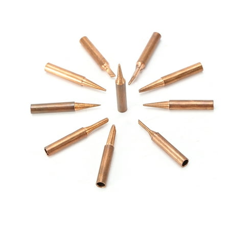 Solder Tips, Copper Soldering Station Tip 10pcs 900MT Practical Durable ...