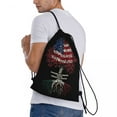 American Grown With Mexican Roots Drawstring Backpack Sports Gym ...