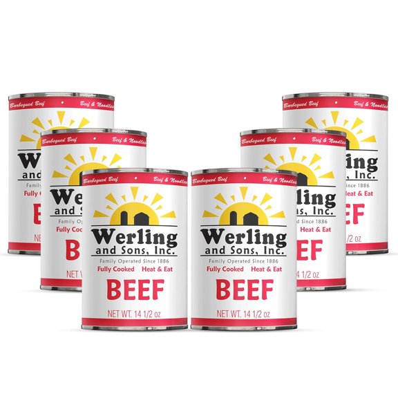 BIG PACKS Grabill Country Meats TINNED Beef Chunks, Amish Food, 25 Oz ...