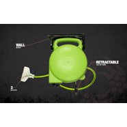 Bayco FL-800 Triple-Tap Extension Cord Retractable Reel - Walmart.com