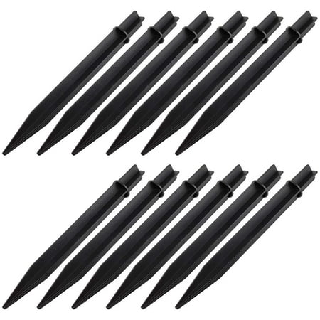 12 Pack Solar Light Replacement Stakes Plastic Ground Spikes Stake ...