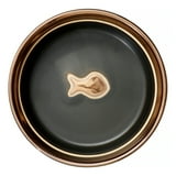Ethical Pet Ritz Copper Rim Cat Dish Bowl, 5", Black - Walmart.com