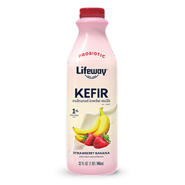 Lifeway Lowfat Milk Plain Kefir, 32 fl oz - Walmart.com