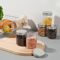 Novelinks 8oz Airtight Small Plastic Jars with Screw Sealed Lids - 16 ...