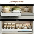 2PCS Expandable Pull-Out Cabinet Organizers with Adhesive Nano Film ...