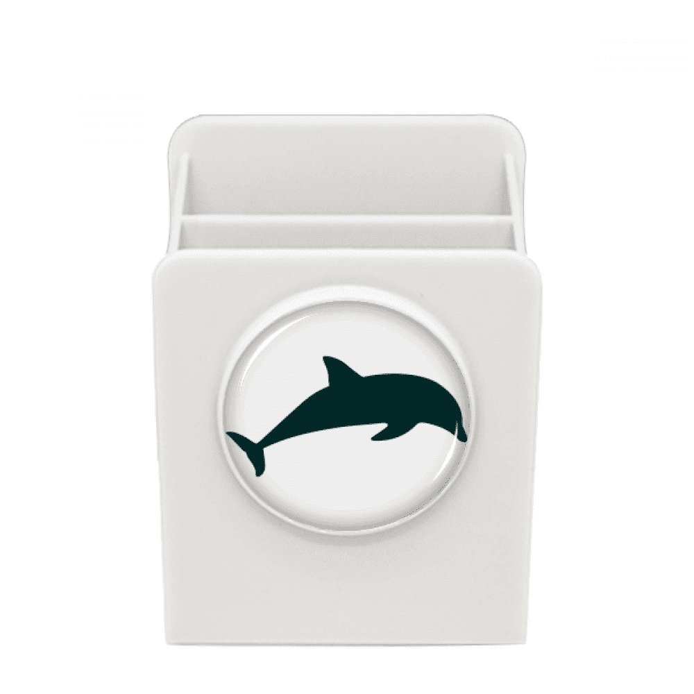Blue Ocean Streamline Swimng Dolphin Desk Pencil Holder Cup Pen ...