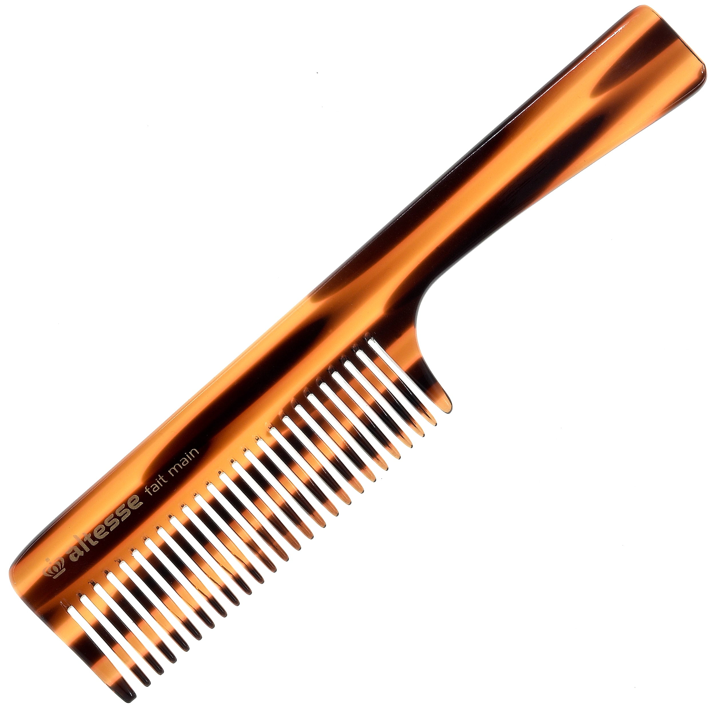 Wide Tooth Detangler Comb with Comfortable Handle (7.4") - Walmart.com
