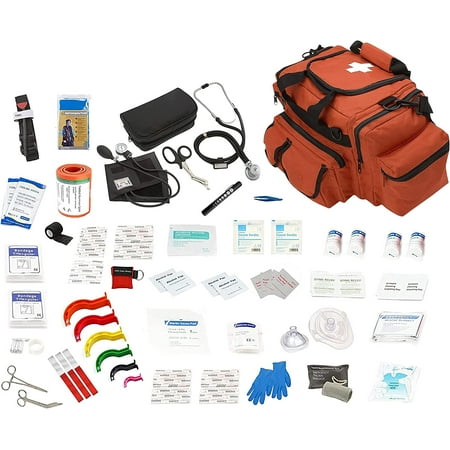 Fully Stocked Large Lifeguard /EMT First Aid Bag EMS Kit w/ Emergency ...