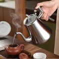 Golden 304 Stainless Steel Teapot with Strainer, Thick Water Kettle ...