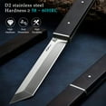 Hun￵ting Knife,DFITO Stainless Steel Handmade Knife, Ebony Handle ...