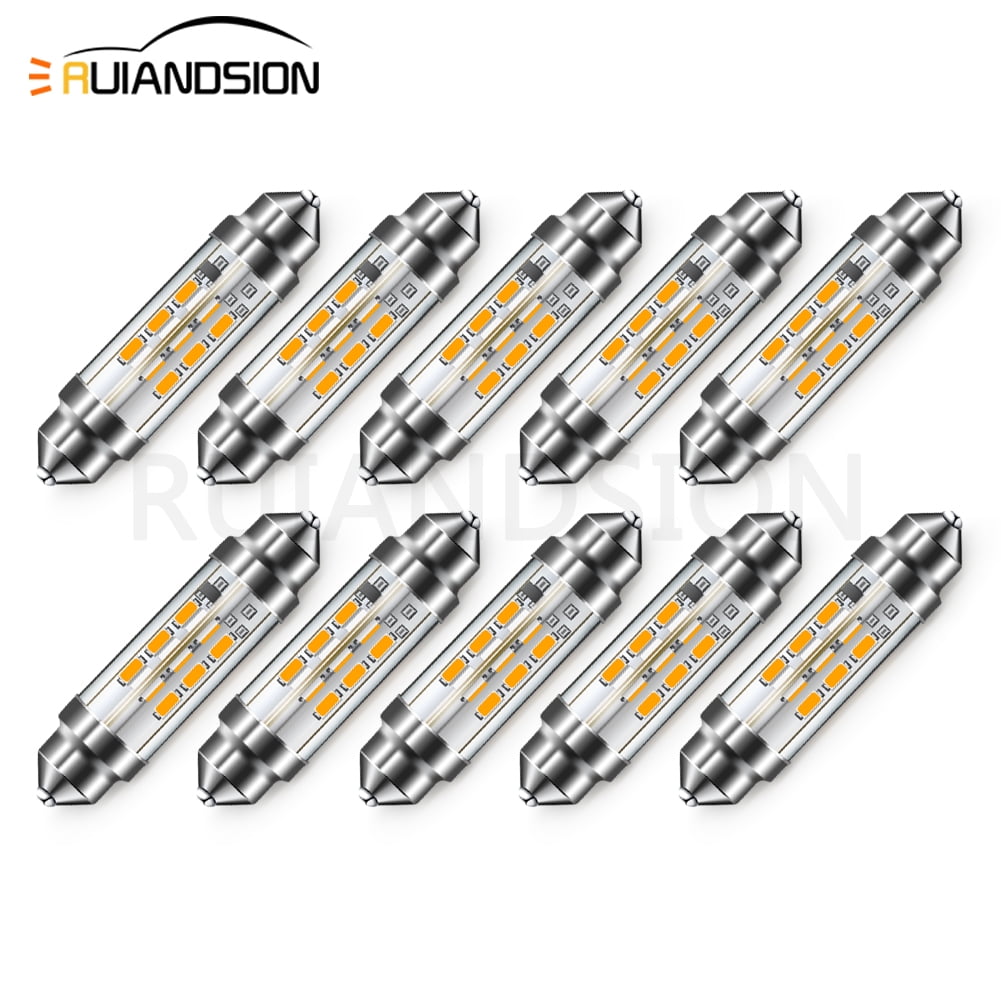 Ruiandsion LED Bulb 41mm 42mm 1.65 Inches 212-2 211-2 Festoon LED Bulbs ...