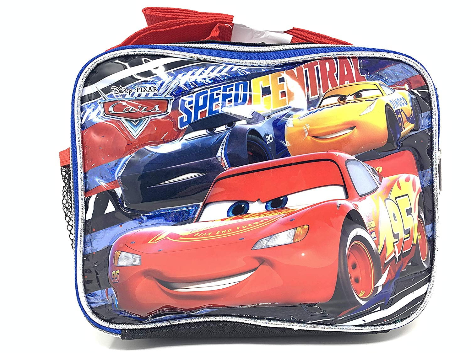 Disney Cars "Speed Central" Soft Rectangle Lunch Bag with Top Handle ...