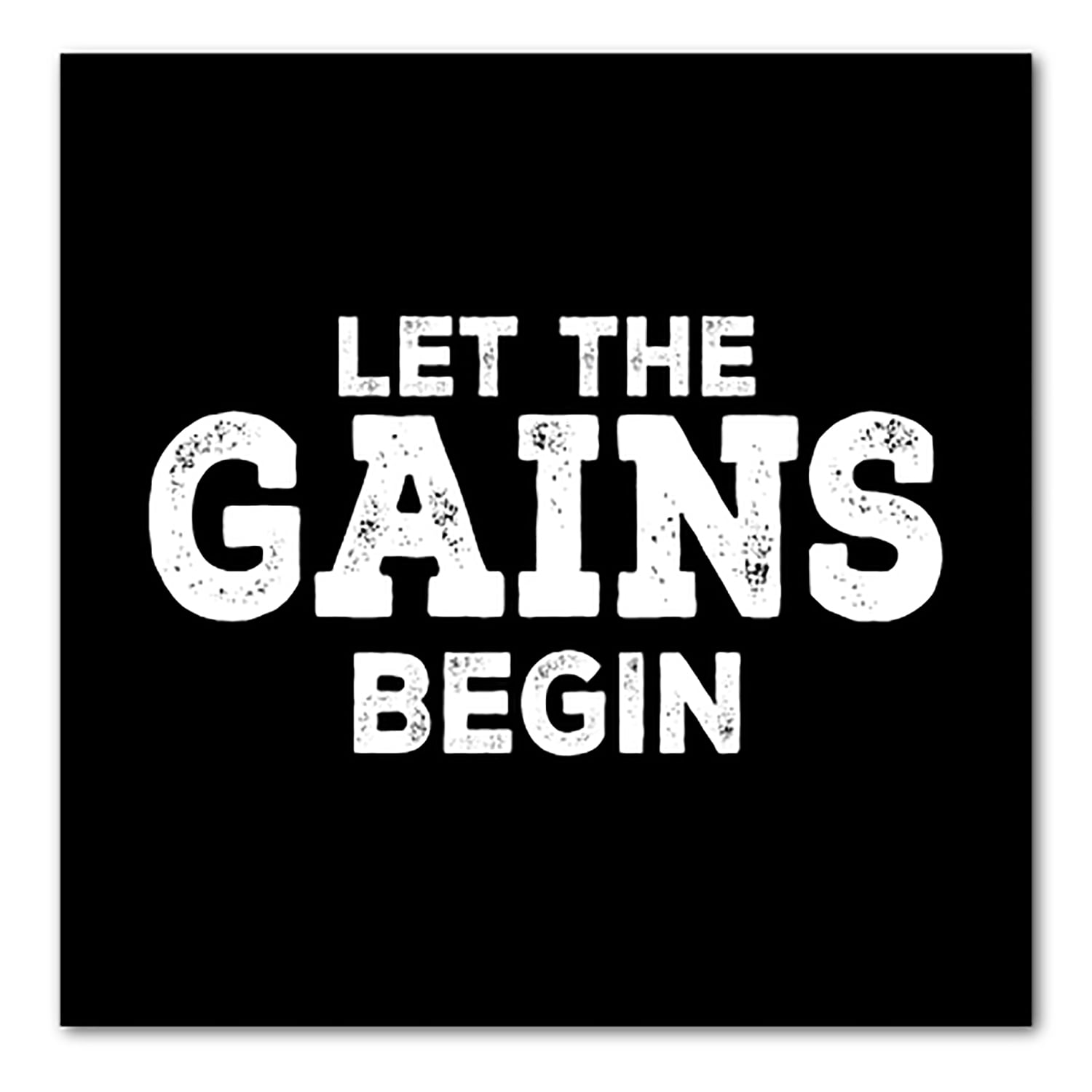 DistinctInk Custom Bumper Sticker - 10" x 10" Decorative Decal - Black ...