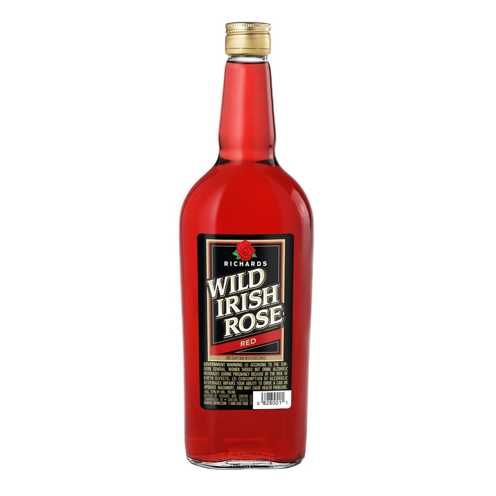 Richards Wild Irish Rose Red Wine, 750 mL - Walmart.com - Walmart.com