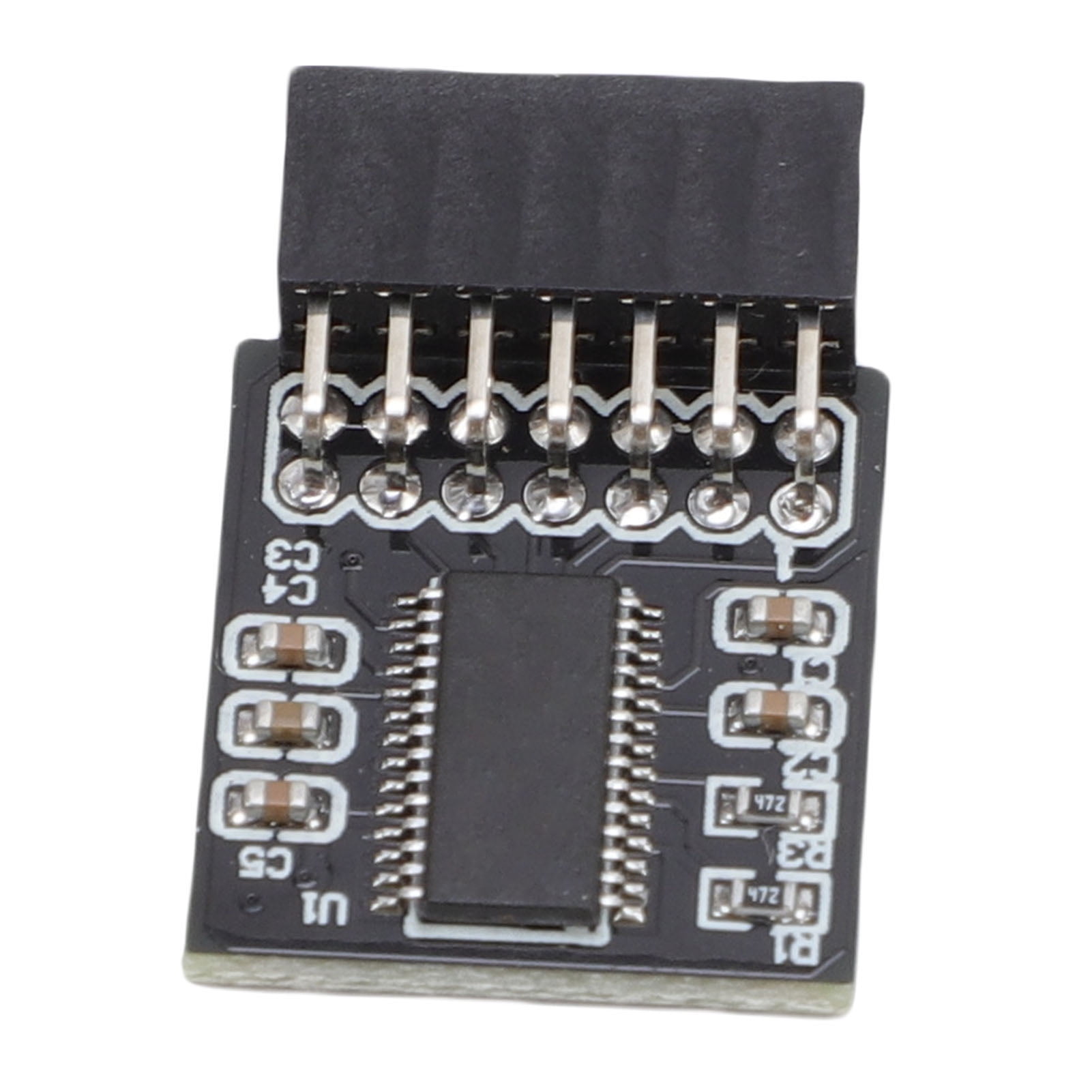 14Pin TPM2.0 Module, Easy To Connect Encryption Security Module Compact Design Secure Storage ...