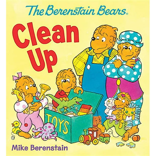 Berenstain Bears Clean Up (Board Book) - Walmart.com