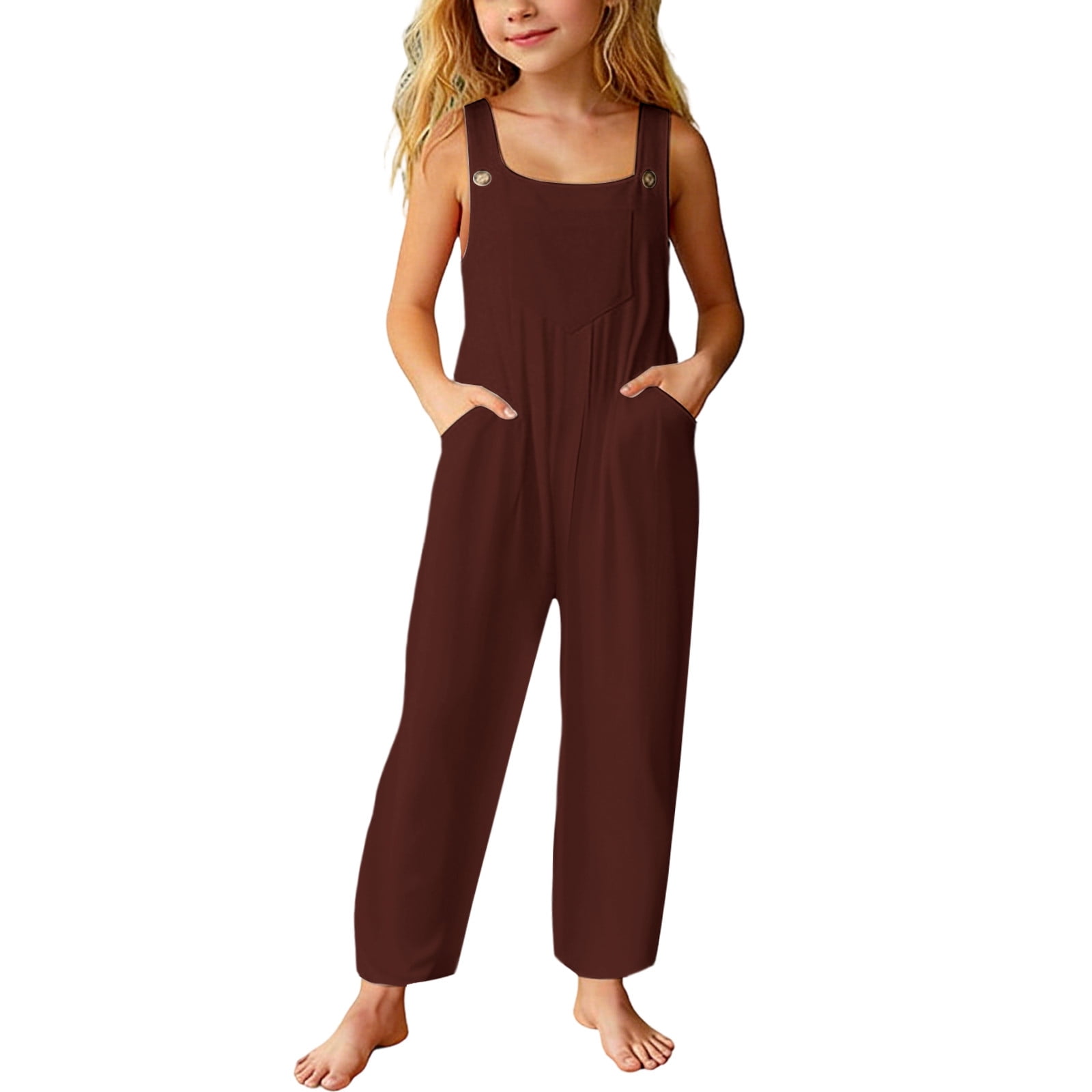 Click here for Quotay Stylish Girls Pants Casual Loose Fit Pocket... prices