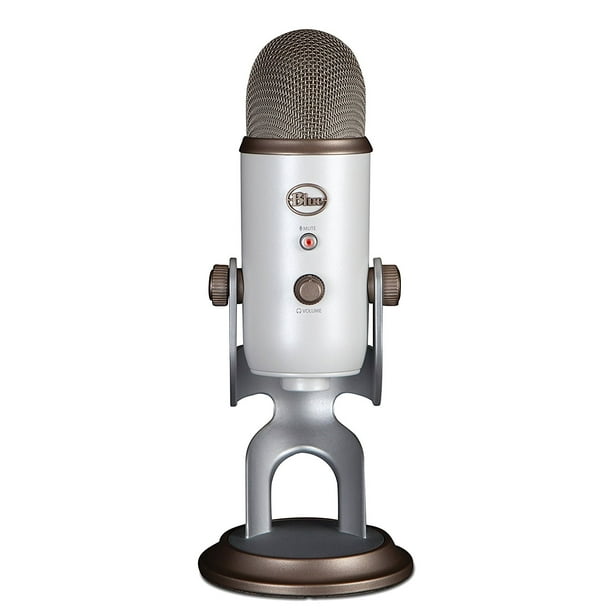 Blue Microphone Yeti USB Desktop Microphone, Vintage White - Walmart ...