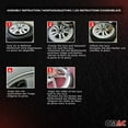 Portawalls White Wall Tire Insert 13" Rims Sidewall Set 4x - Walmart.com