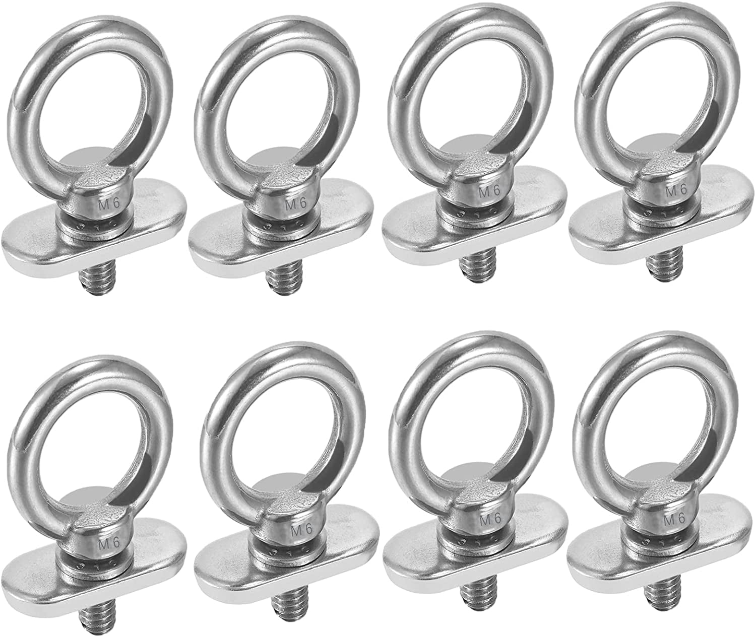 Track Mount Tie Down Eyelets, M6 Bolt, 316 Stainless Steel，Hold Your ...