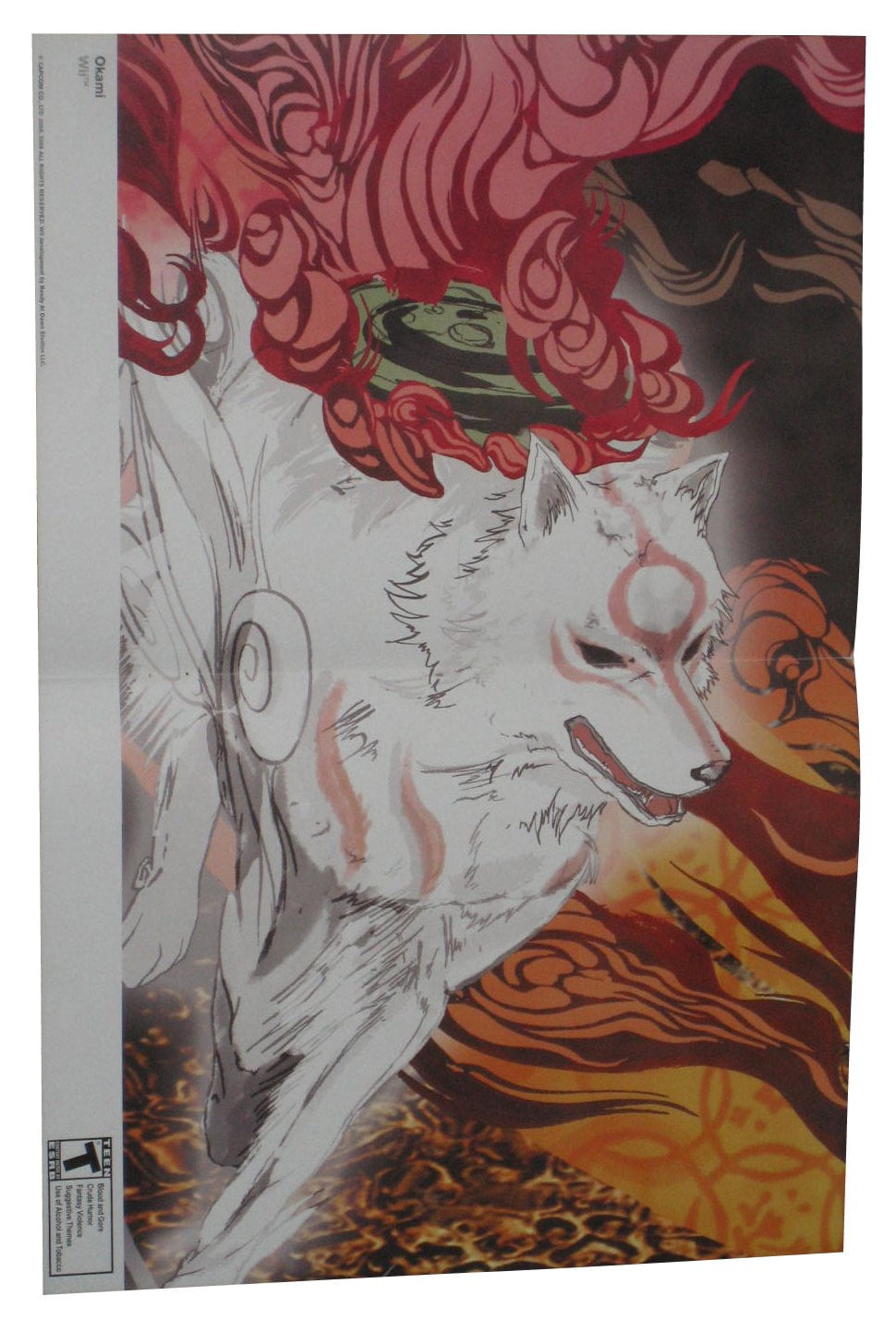 Nintendo Power Okami Wii Double Sided Video Game Poster - Walmart.com