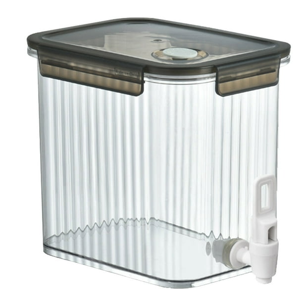 Large Capacity Plastic Beverage Dispenser, Drink Dispenser with Tap Ice ...