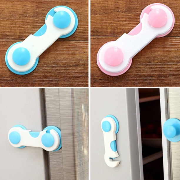 Baby Safety Locks Corner Cabinet Drawer Padlock Protection Children ...