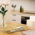 4 Pcs Gold Kitchen Drawer Organizer, Stainless Steel Silverware ...