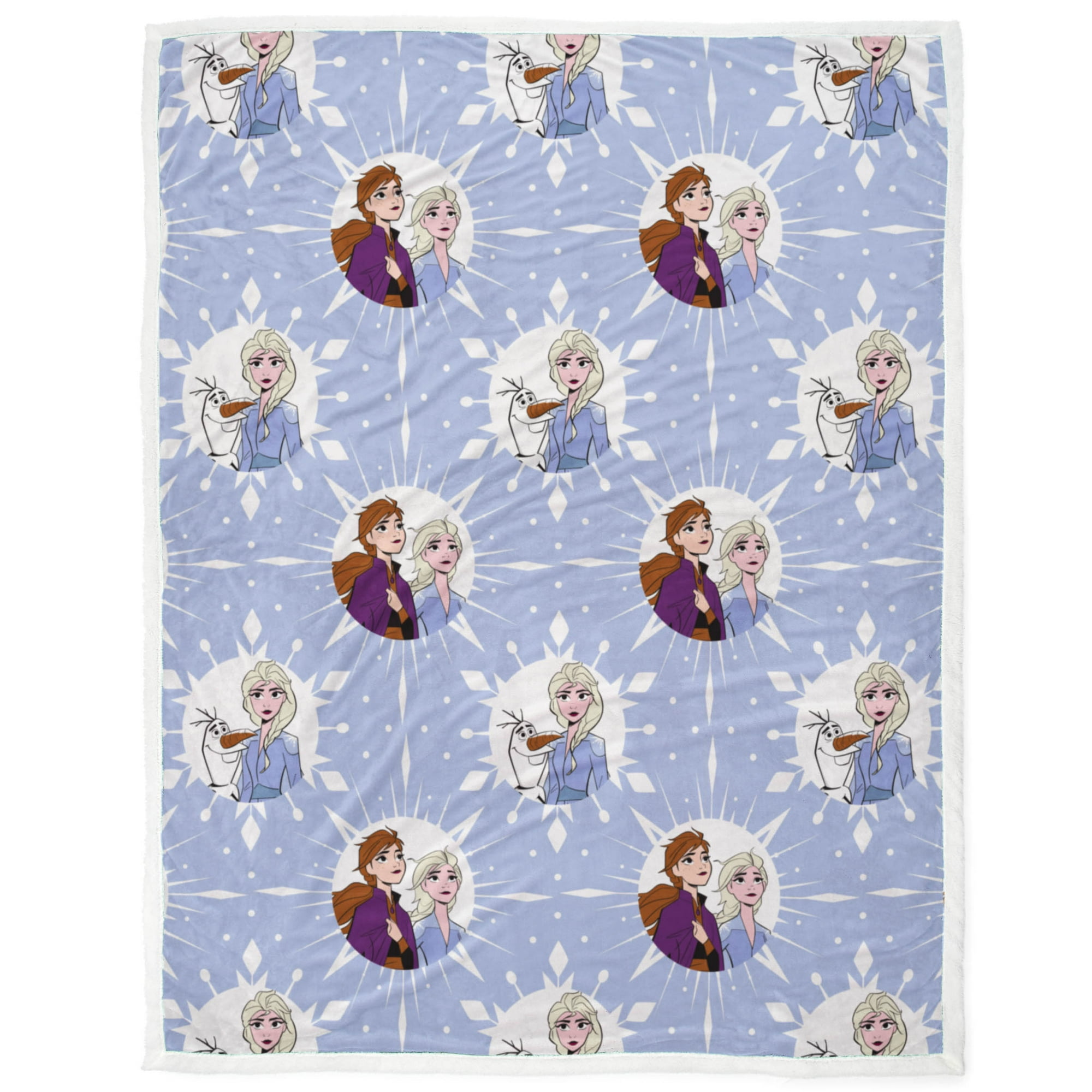 Click here for Disney Frozen Silk Touch Blanket With Sherpa Fleec... prices