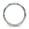 Sterling Silver Polished Multi-Color Enameled Ring - Walmart.com