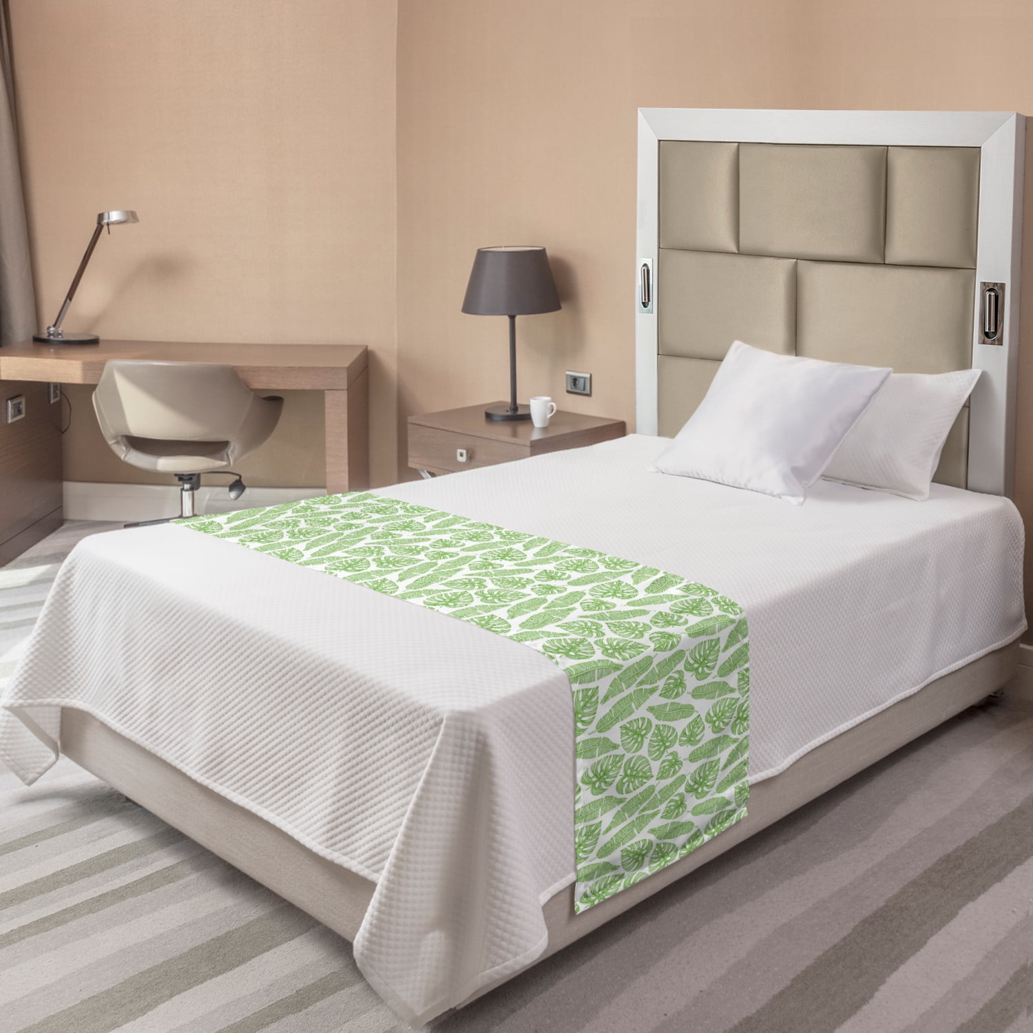 Aloha Bed Runner, Continuous Monochromatic Repetition of Tropical ...