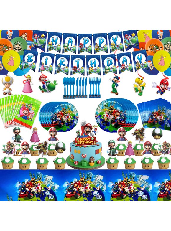 Super Mario Party Supplies in Party & Occasions - Walmart.com