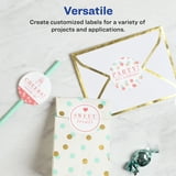 Avery Printable Round Labels , 2", Glossy White, 60 Labels (22817 ...