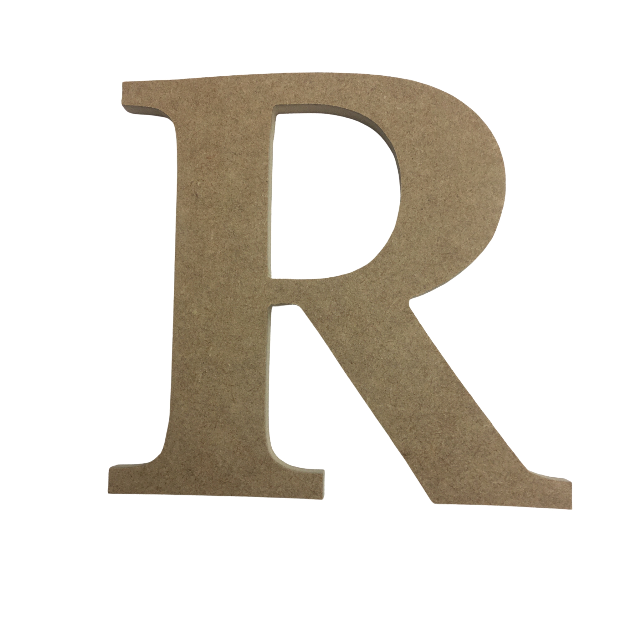 Wooden Letter Unfinished, Times Font, Craft Cutout - Walmart.com