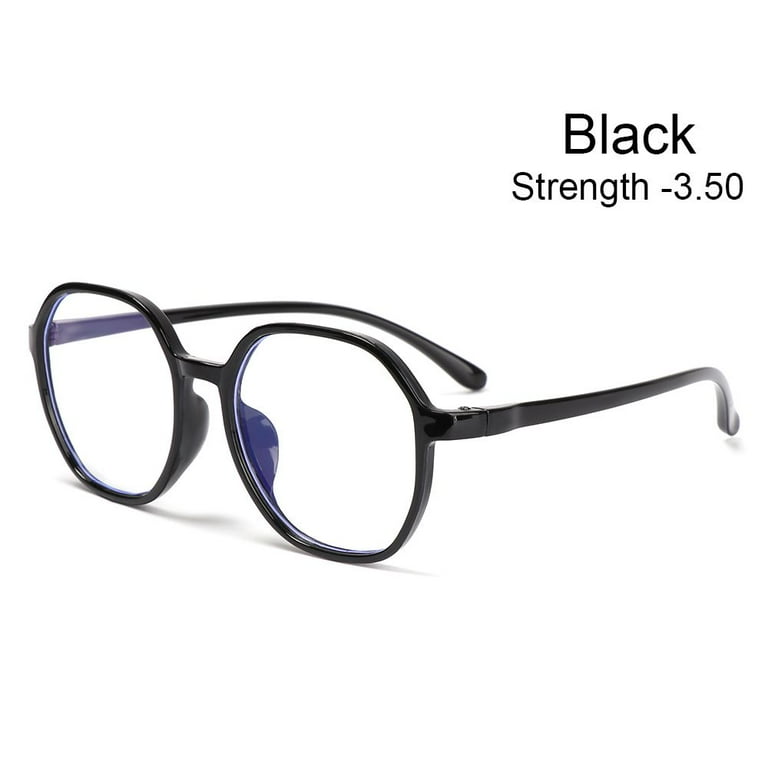 Black-Wine Low Bridge Fit Ultem Geometric Eyeglasses
