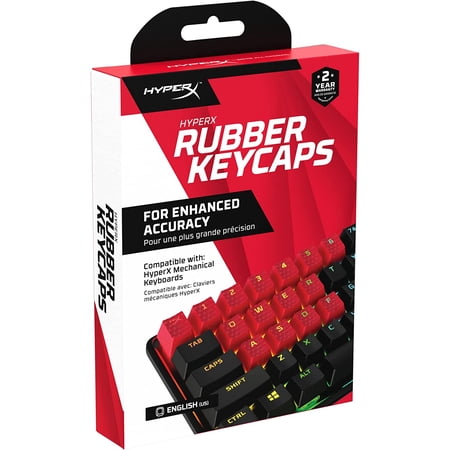 HyperX Rubber Keycaps – Gaming Accessory Kit, 19 Keys, English (US ...