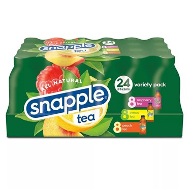 Diet Snapple Tea Variety Pack, 20 Fl. oz., 24 Count - Walmart.com