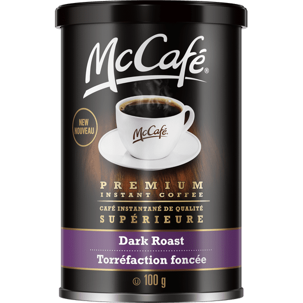 McCafé Premium Instant Coffee, Dark Roast, 100g - Walmart.ca