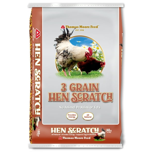 Thomas Moore Feeds Poultry Scratch Grains, 40lb - Walmart.com