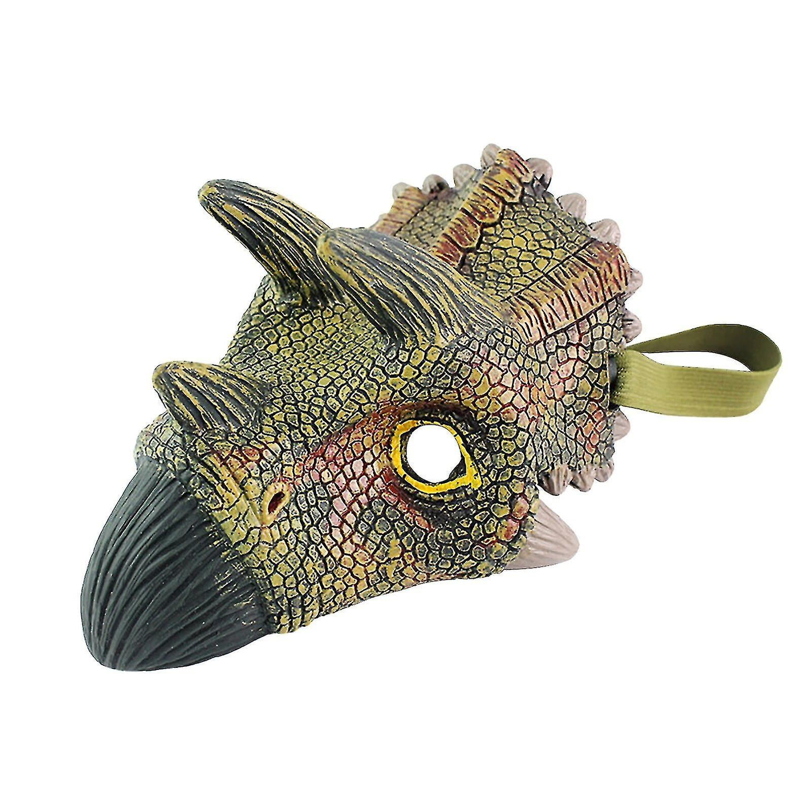 Máscara de dinosaurio Tiranosaurio jurásico Halloween Serpiente Boca ...