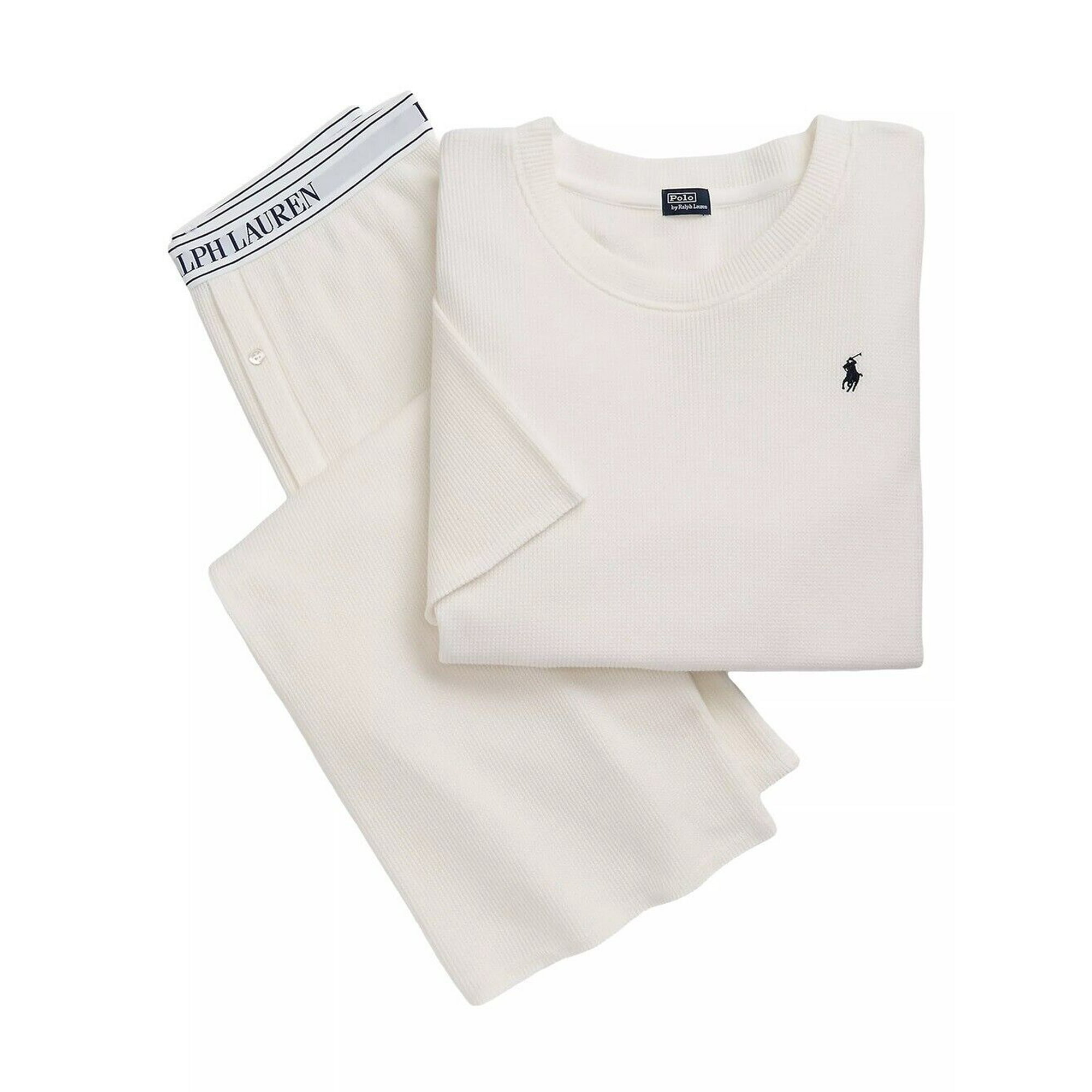 Click here for Polo Ralph Lauren Womens Waffle Knit Pajama Set -... prices