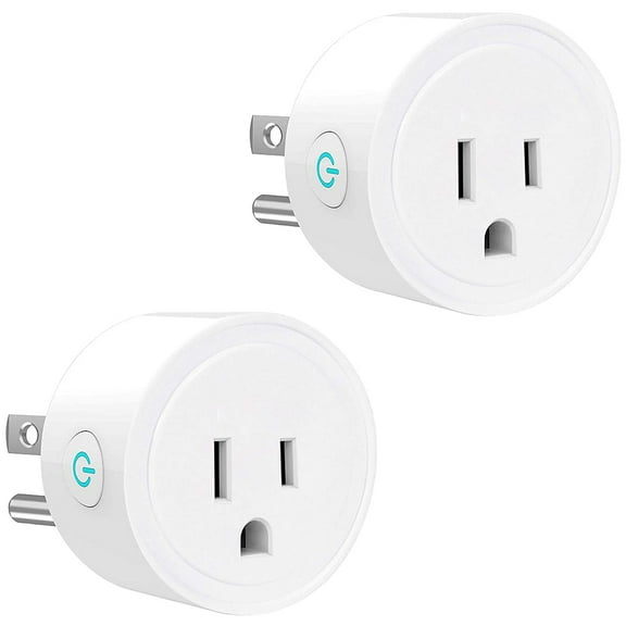 Smart Plug 15A, WiFi Bluetooth Outlets 4 Pack Work with Alexa and ...