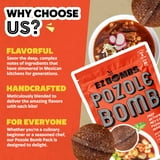 EZ Bombs Pozole Bomb Seasoning, Authentic Mexican Soup Mix with Real ...