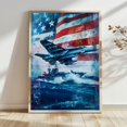 Affixzi America 250 Armed Forces Patriotic Poster, USA Military Tribute ...