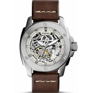 Fossil Men's Commuter Chronograph Brown Leather Watch FS5402 - Walmart.com