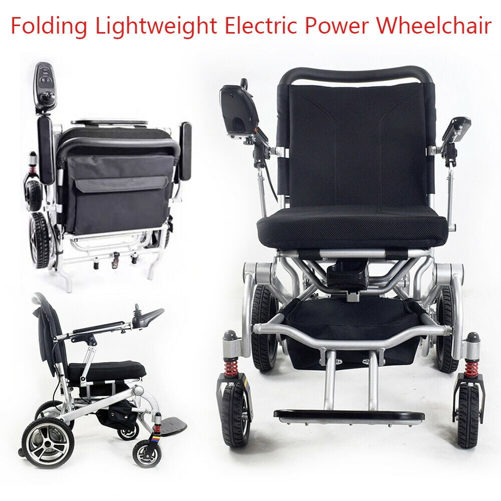 Foldable Lightweight Portable Electric Power Wheelchair Mobility Aid ...